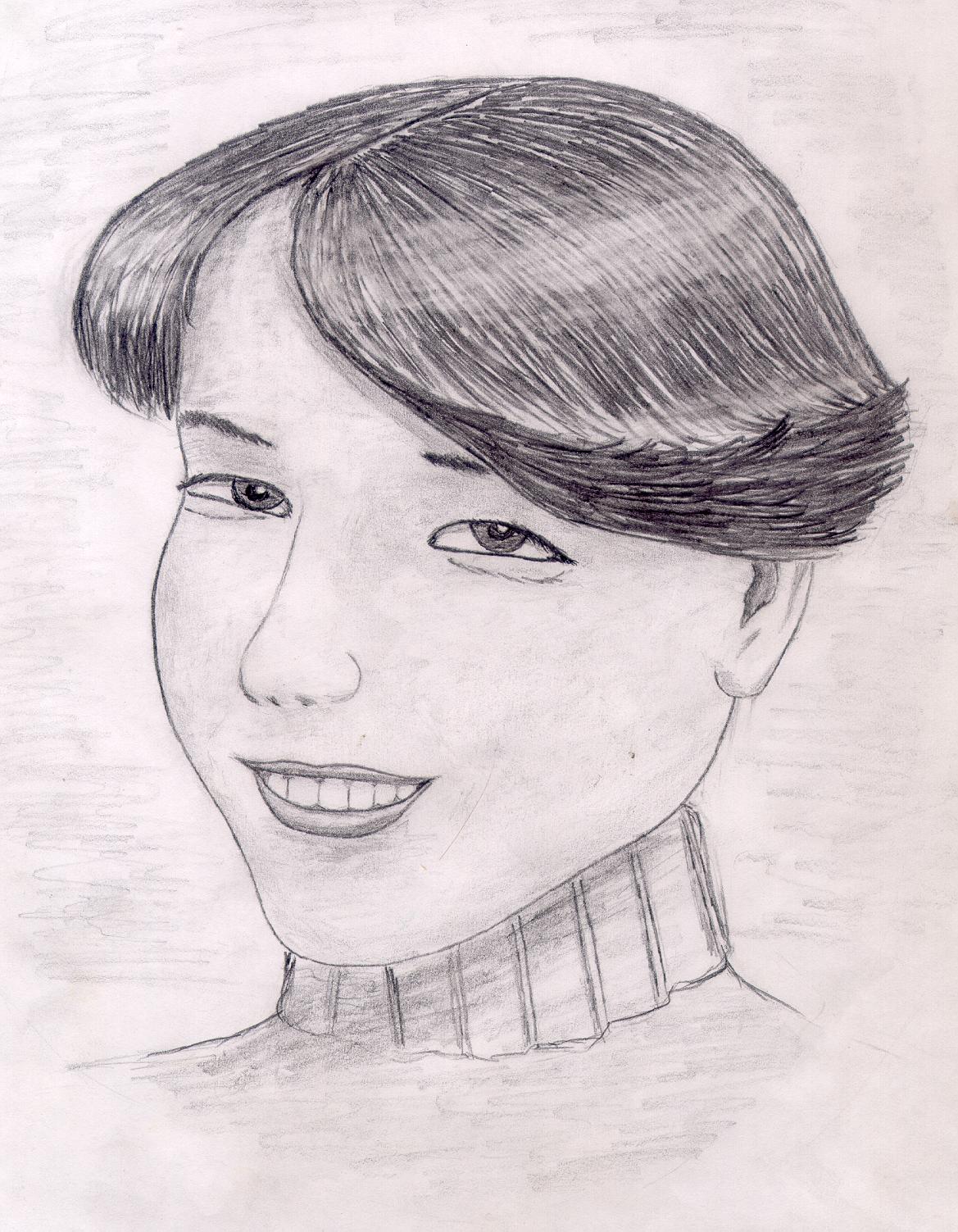 Uta L. (1995, pencil)